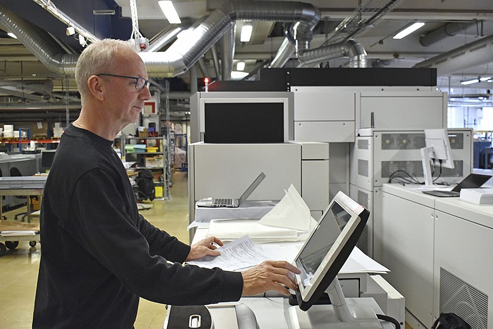 Den første varioPRINT iX3200 installeret i Norden